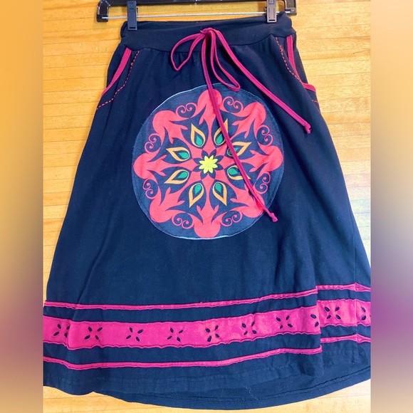Luna Claire | Skirts | Beautiful Luna Claire Black Cotton Skirt Size S ...